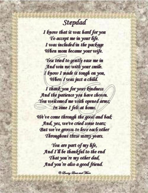 Step Dad Poems